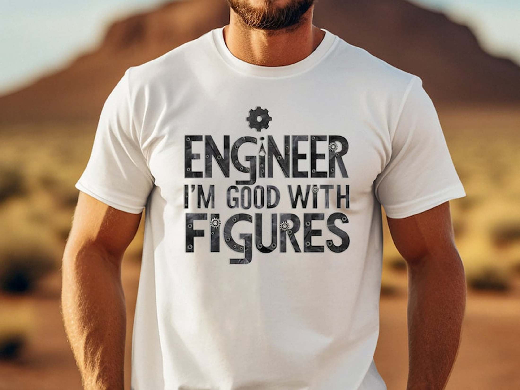 Engineer T-Shirt, I_m Good With Figures, engineering humor, Unique ...
