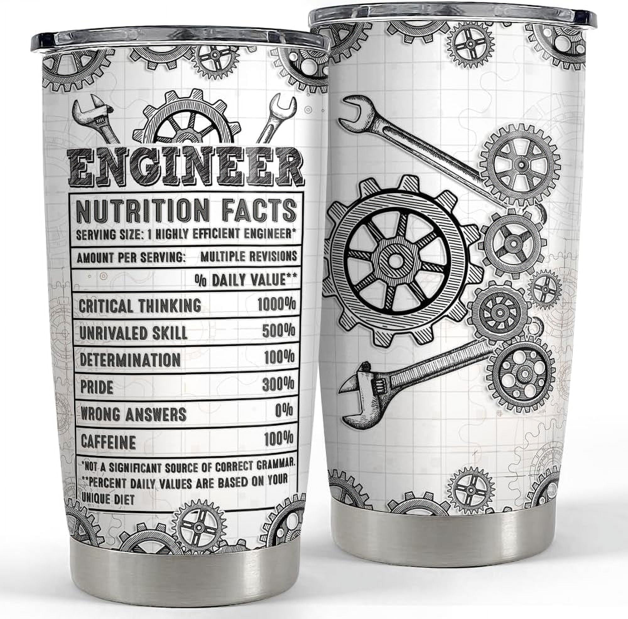 Engineer Tumbler 20oz Engineer Gifts for Men Engineers Stainless Steel ...