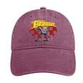 Engineer Wine Red Hat Adjustable Funny Fashion Unisex Baseball Cap For ...