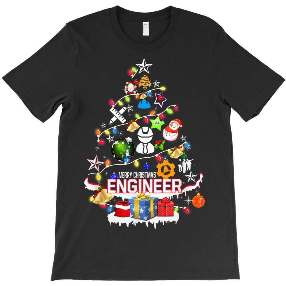 Engineer Xmas Tree Funny Christmas Holiday Occupation Graphic H39081 ...