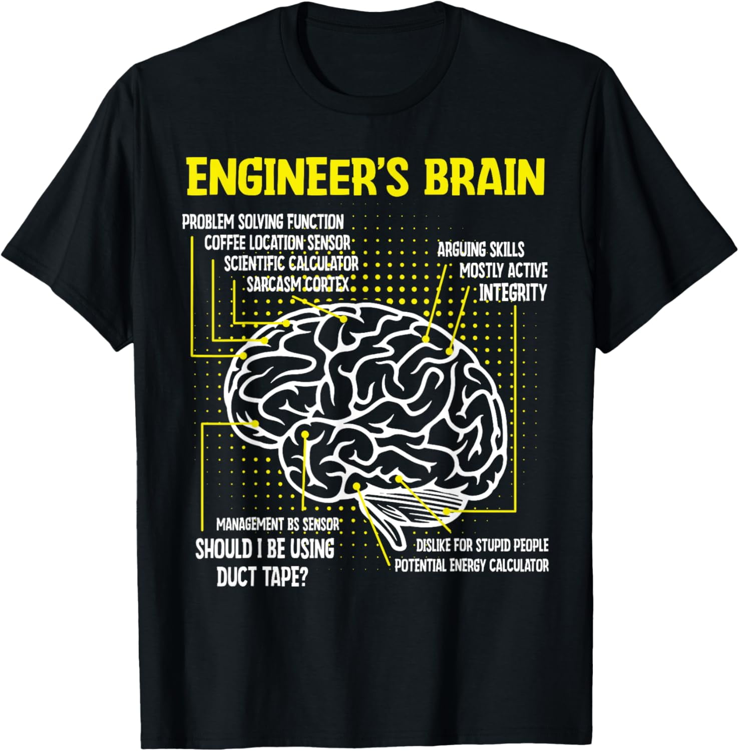 Engineer's Brain Engineering Games Process T-Shirt - Walmart.com