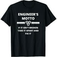 Engineer's Motto - Funny Sarcastic Engineering T-Shirt - Walmart.com