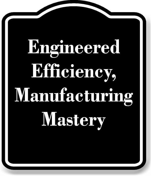 Engineered Efficiency Manufacturing Mastery BLACK Aluminum Composite ...