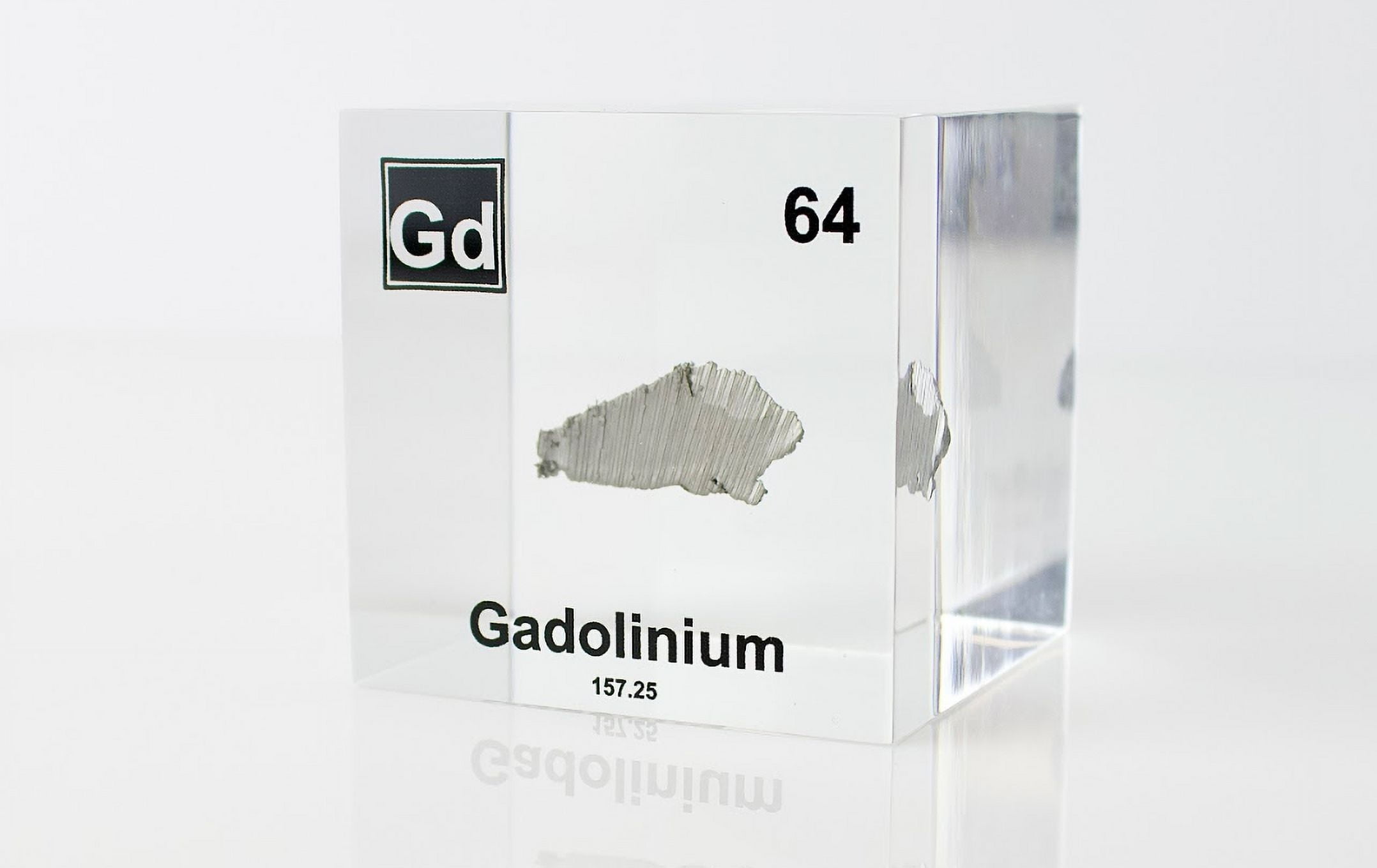 Engineered Labs Educational Gadolinium Element Cube Display Clear ...
