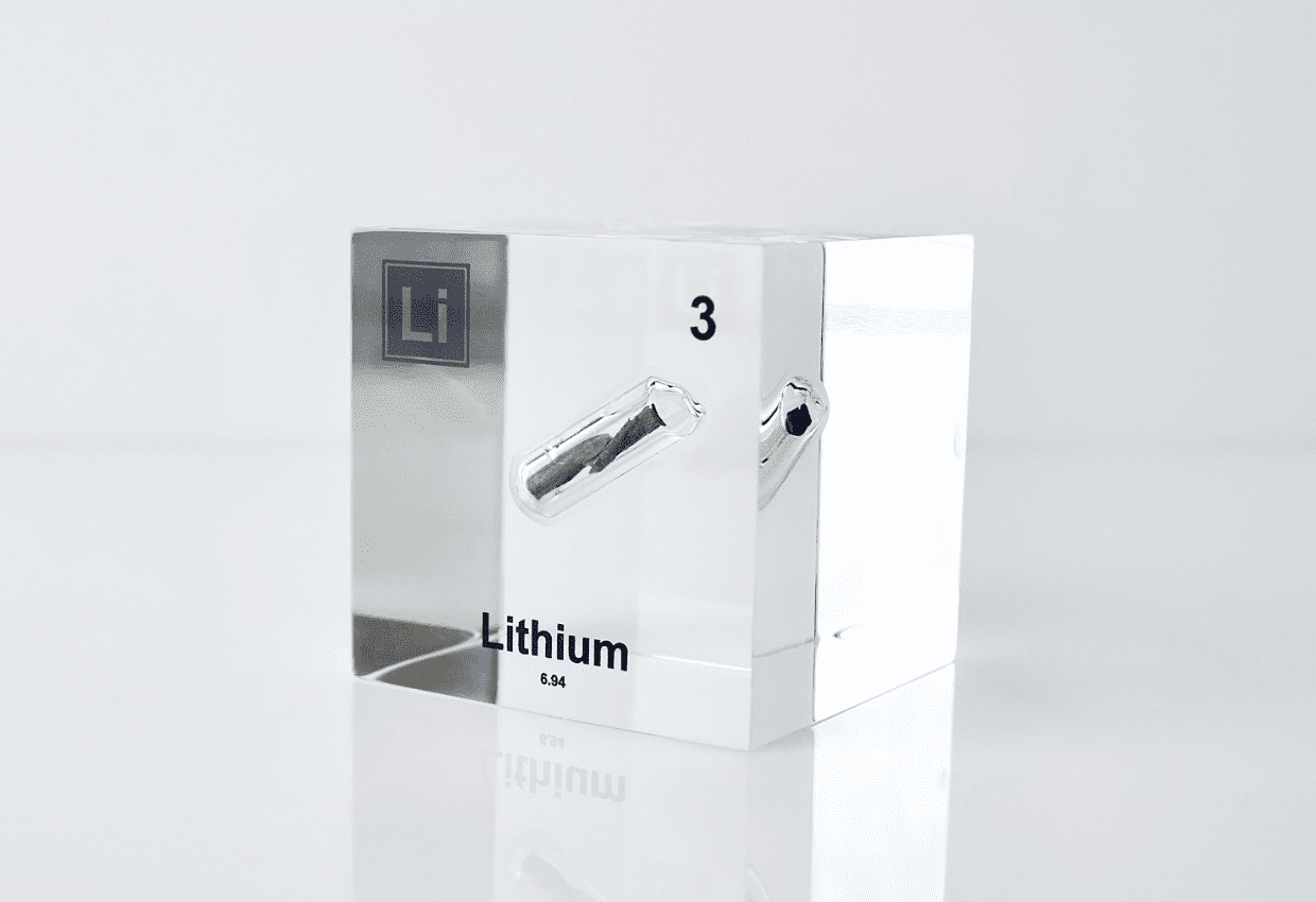 Engineered Labs Educational Lithium Element Cube Display Clear Acrylic ...