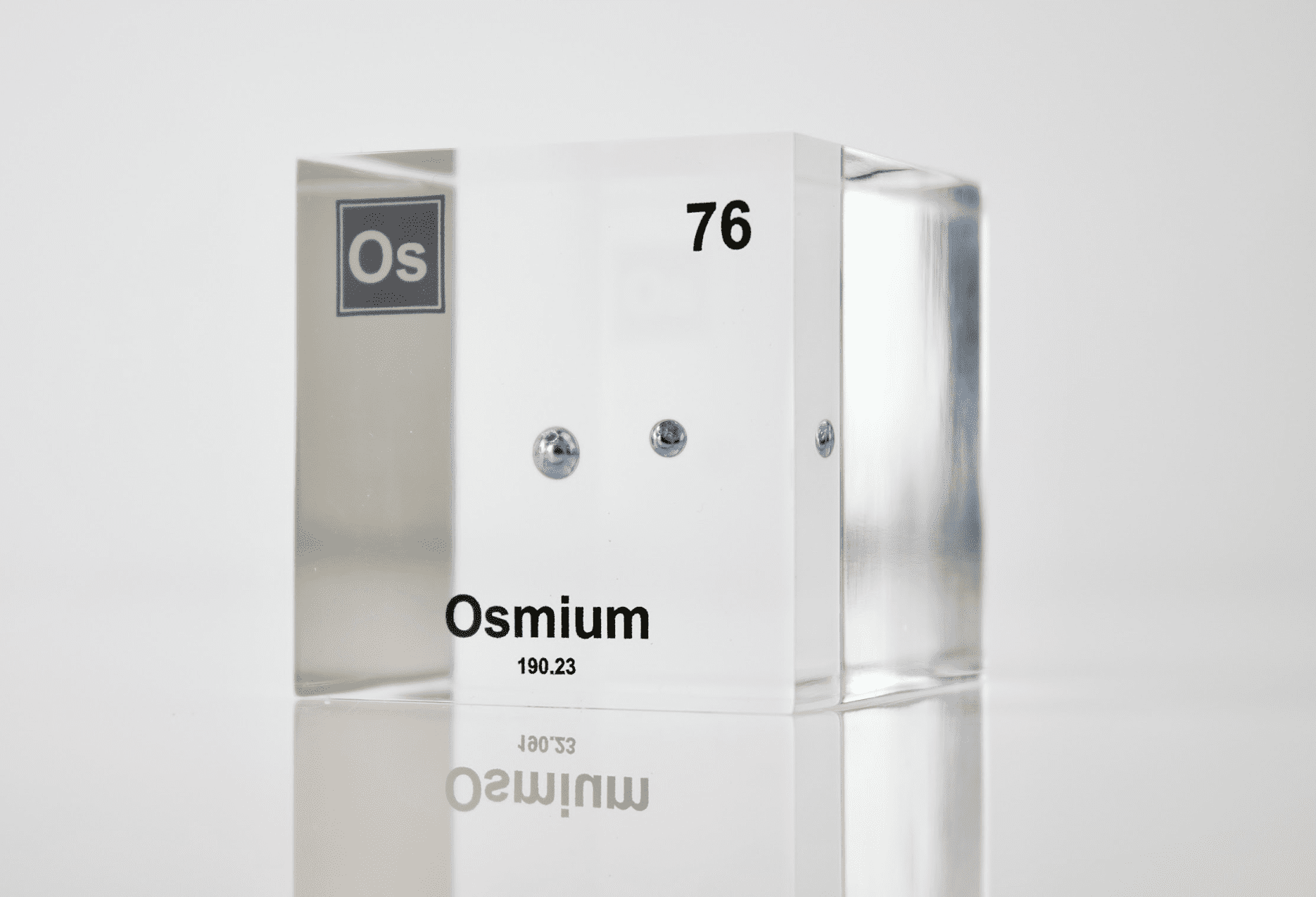 Engineered Labs Educational Osmium Element Cube Display Clear Acrylic USA - Walmart.com