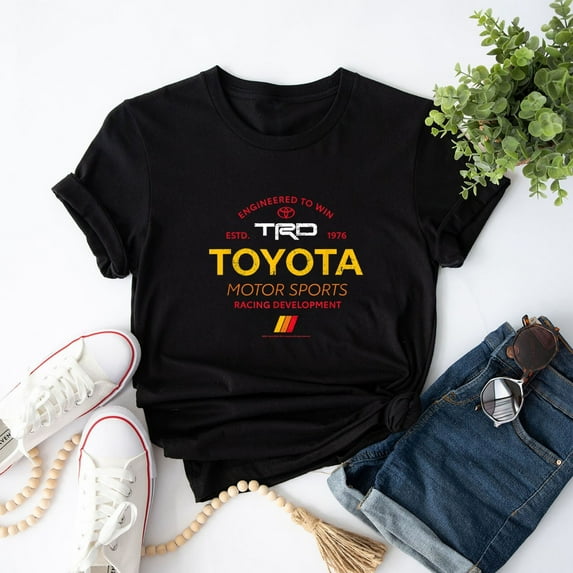 Engineered To Win Motor Sports Racing Distressed Logo T-Shirt - Walmart.com