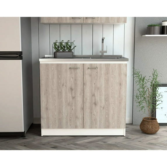 Engineered Wood Kitchen Sink+Double Door Design"-"Home Kitchen+TSCA ...