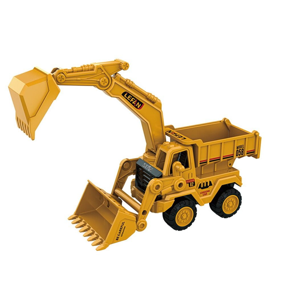 Engineering Car Toy Large Bulldozer Toy Excavator Toy Dump Truck Model ...