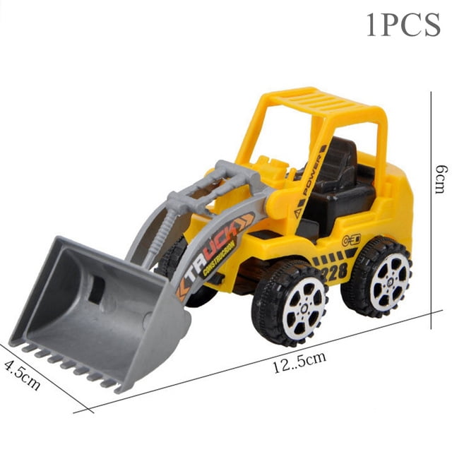 Engineering Construction Cake Topper 0-9 Birthday Party Tractor Truck ...