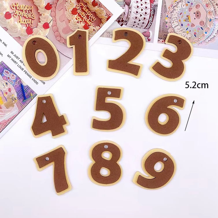 Engineering Construction Cake Topper 0-9 Birthday Party Tractor Truck ...