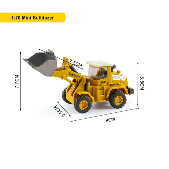 Engineering Diecast Toys for Boys Alloy+Plastic Tractor Excavator ...