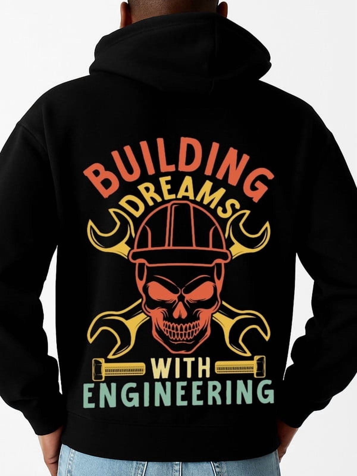 Engineering Dreams hoodies & sweatshirt skeleton men's sweater hoodie ...