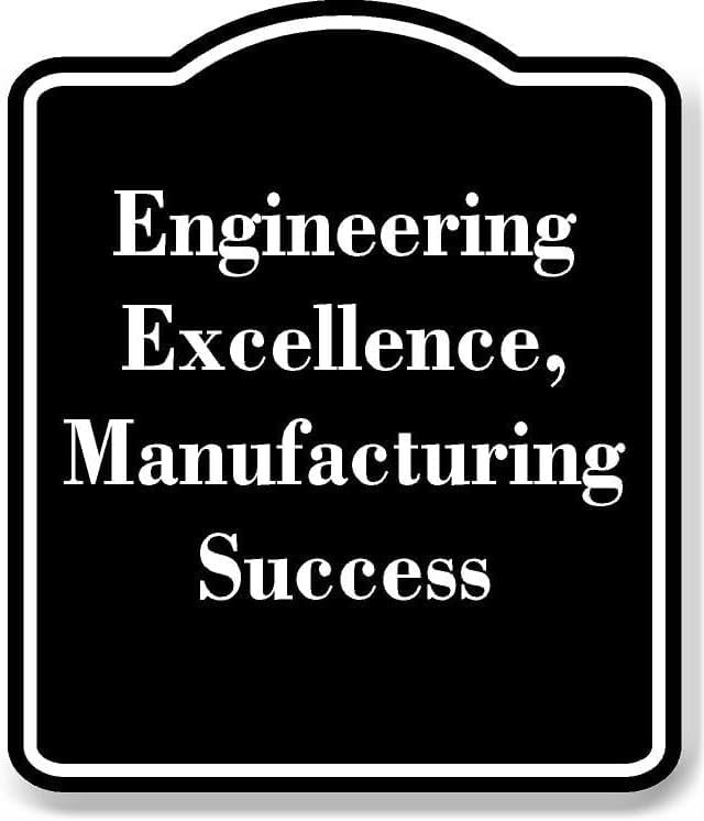 Engineering Excellence Manufacturing Success BLACK Aluminum Composite ...