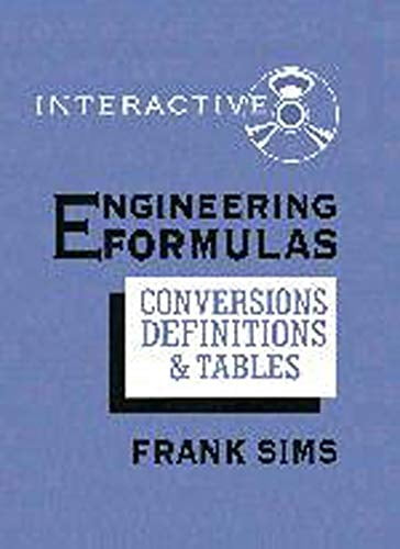 Pre-Owned Engineering Formulas: Conversions, Definitions & Tables [With ...