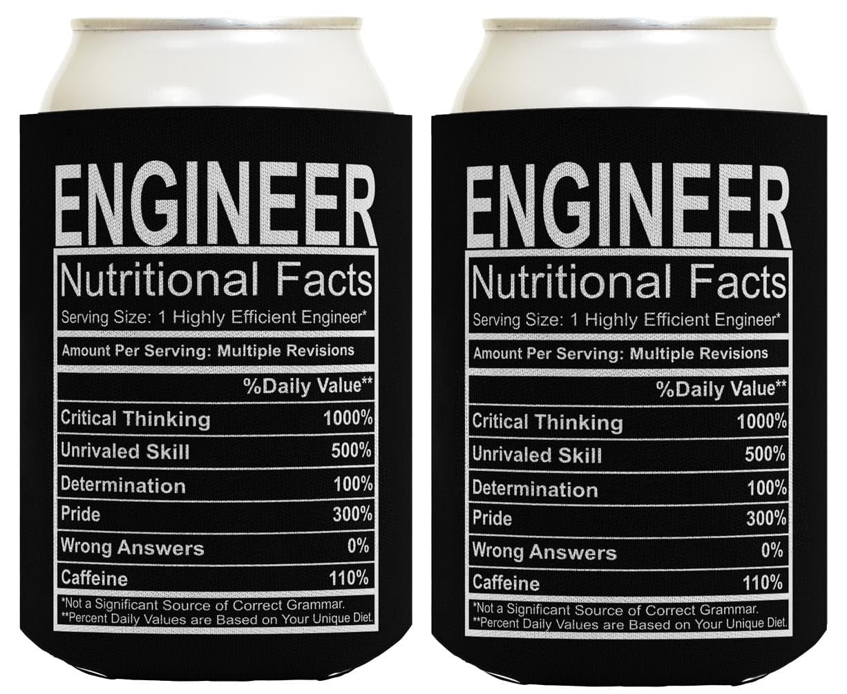 Engineering Gifts Engineer Nutritional Facts Engineer Gag Gifts ...