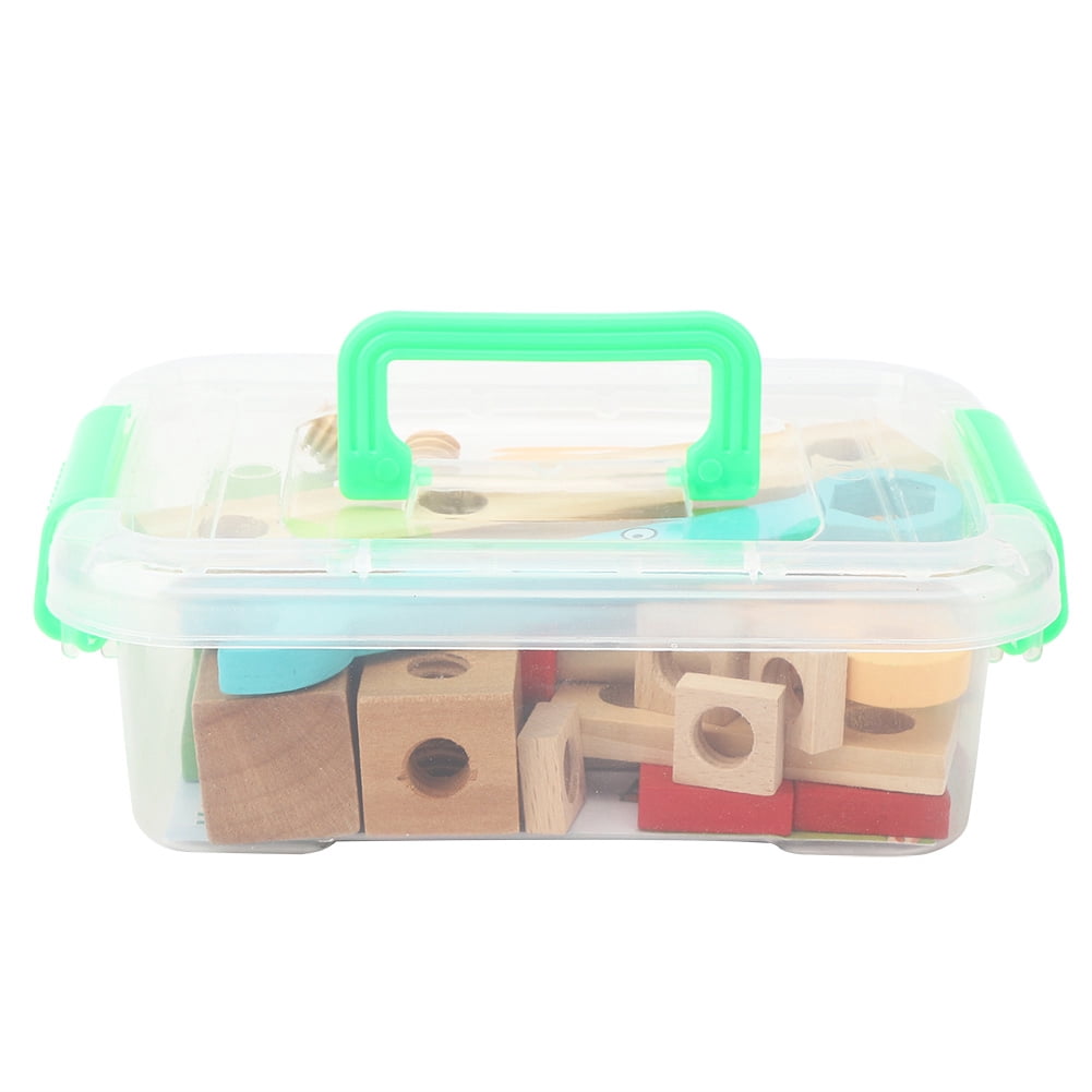 Engineering Maintenance Tool Toys Pretend Play Children DIY Wood Too ...