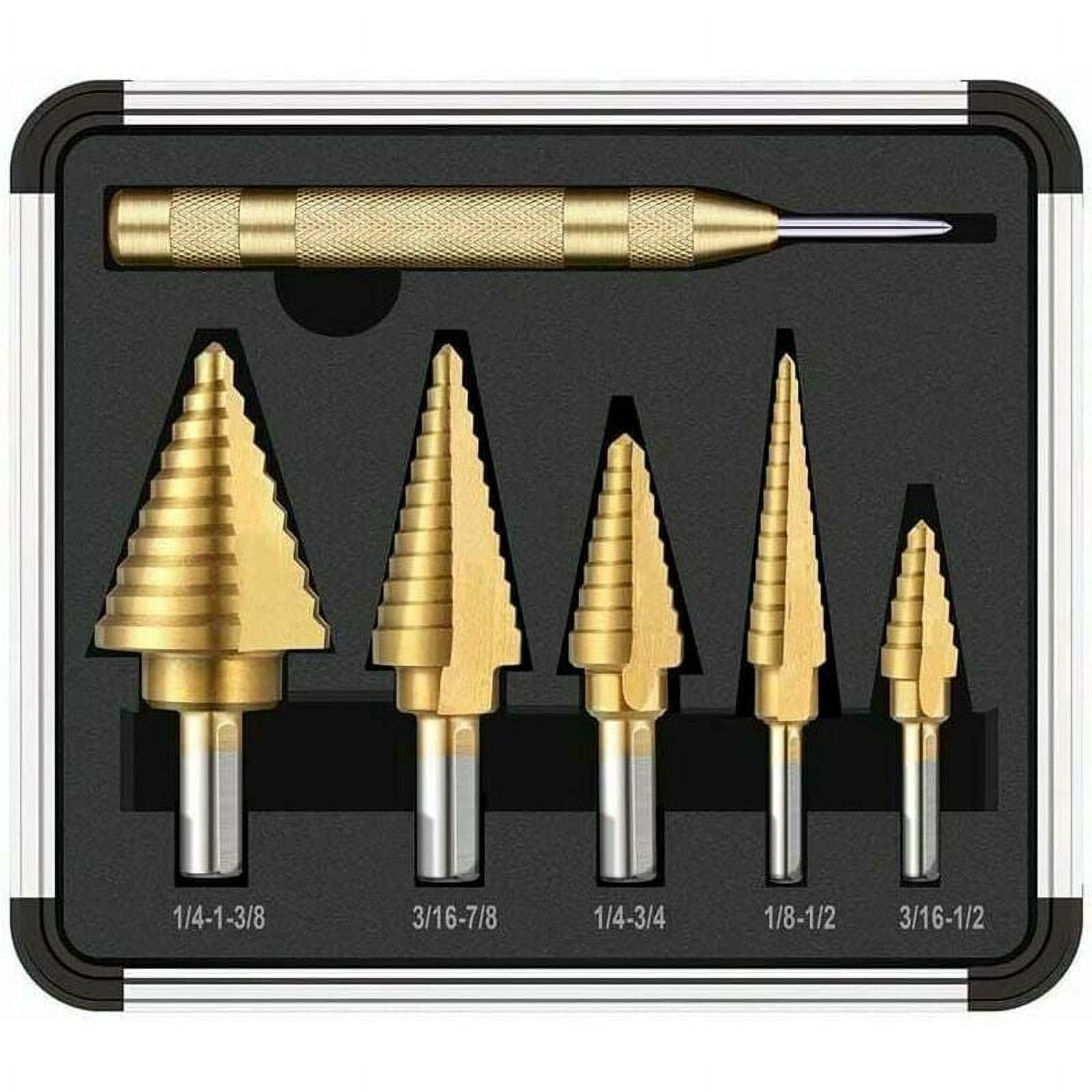 Engineering Mastery, Comprehensive Set Of 5Pcs Hss And Titanium Coated ...