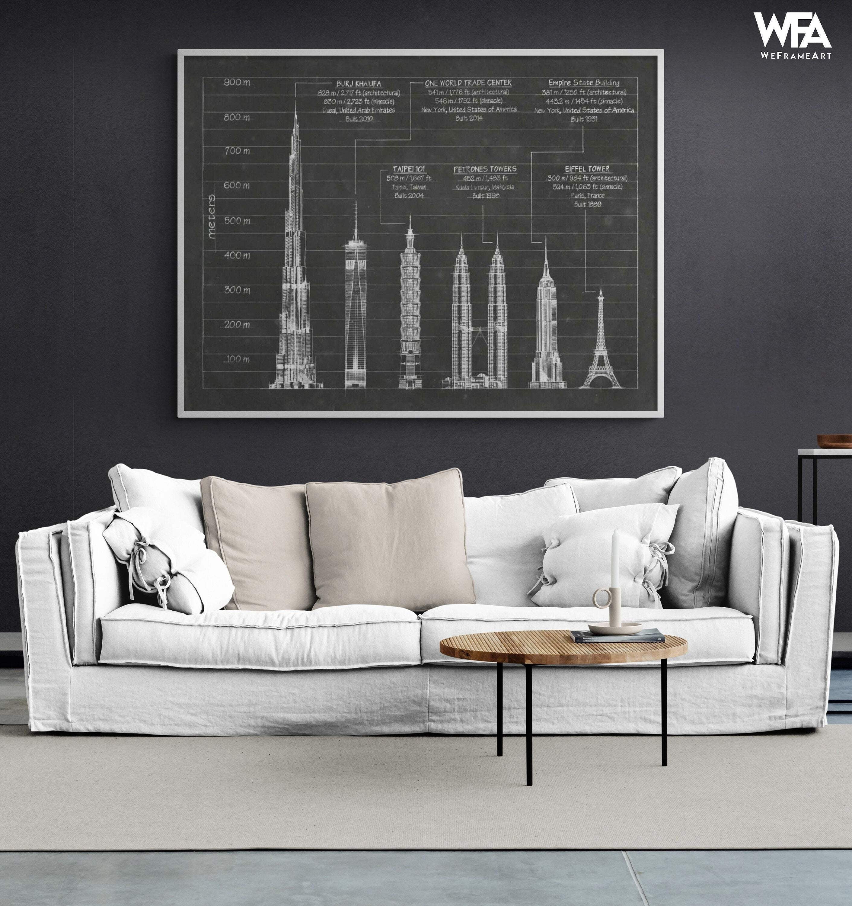 Engineering Office Decor, Construction Company Entryway Artwork ...