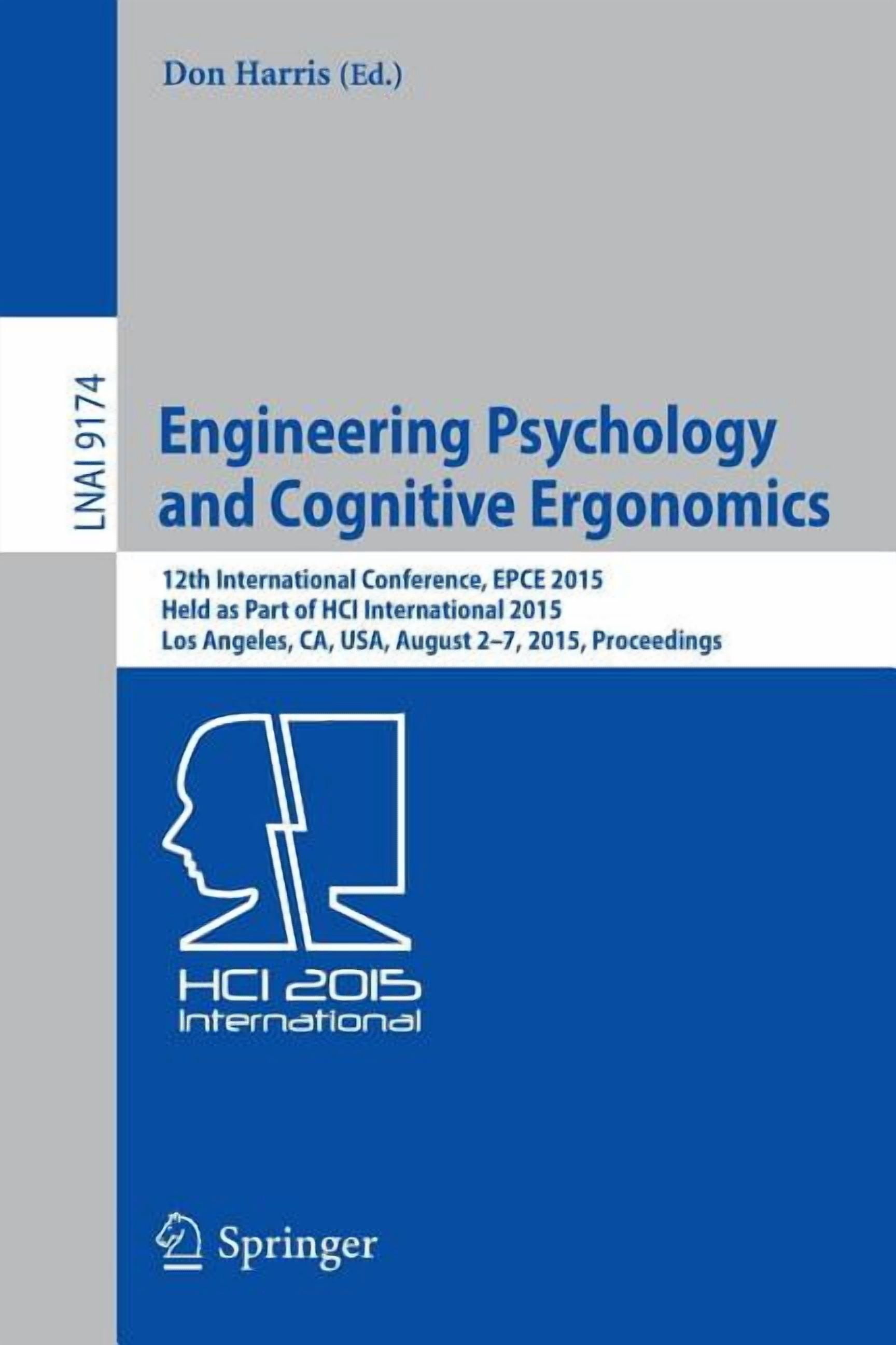 Engineering Psychology and Cognitive Ergonomics: 12th International ...