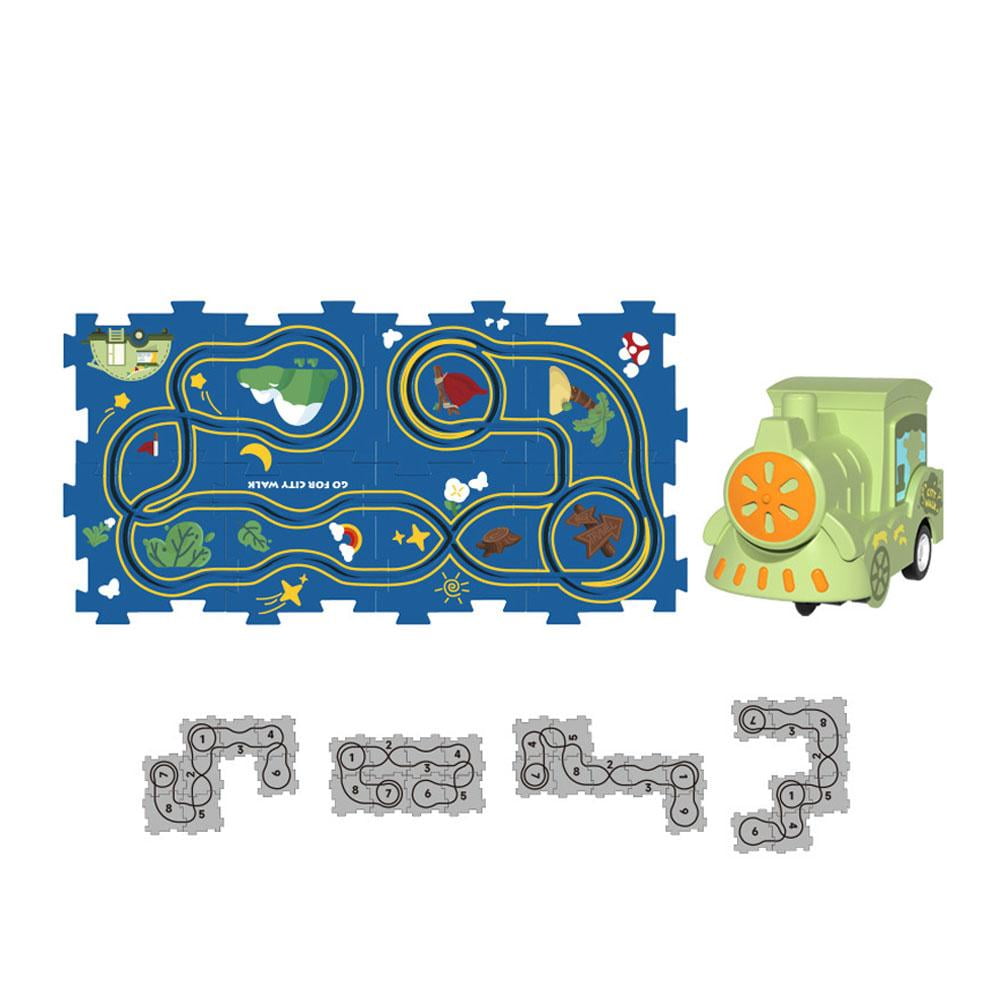 Engineering Puzzles Track Car Set Children's Vehicles Toy Toy O1M0 - Walmart.com
