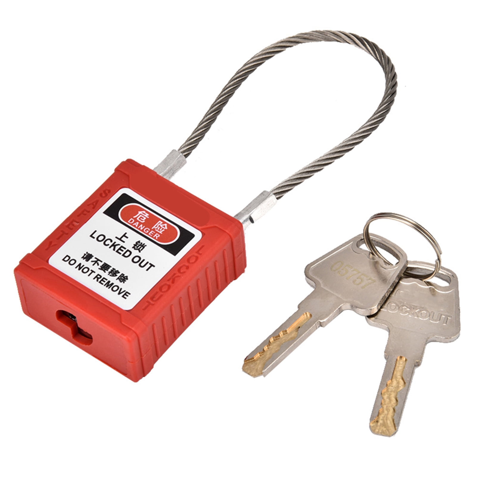 Engineering Safety Padlock Rope Long Beam Lockout Tag Out Isolation ...