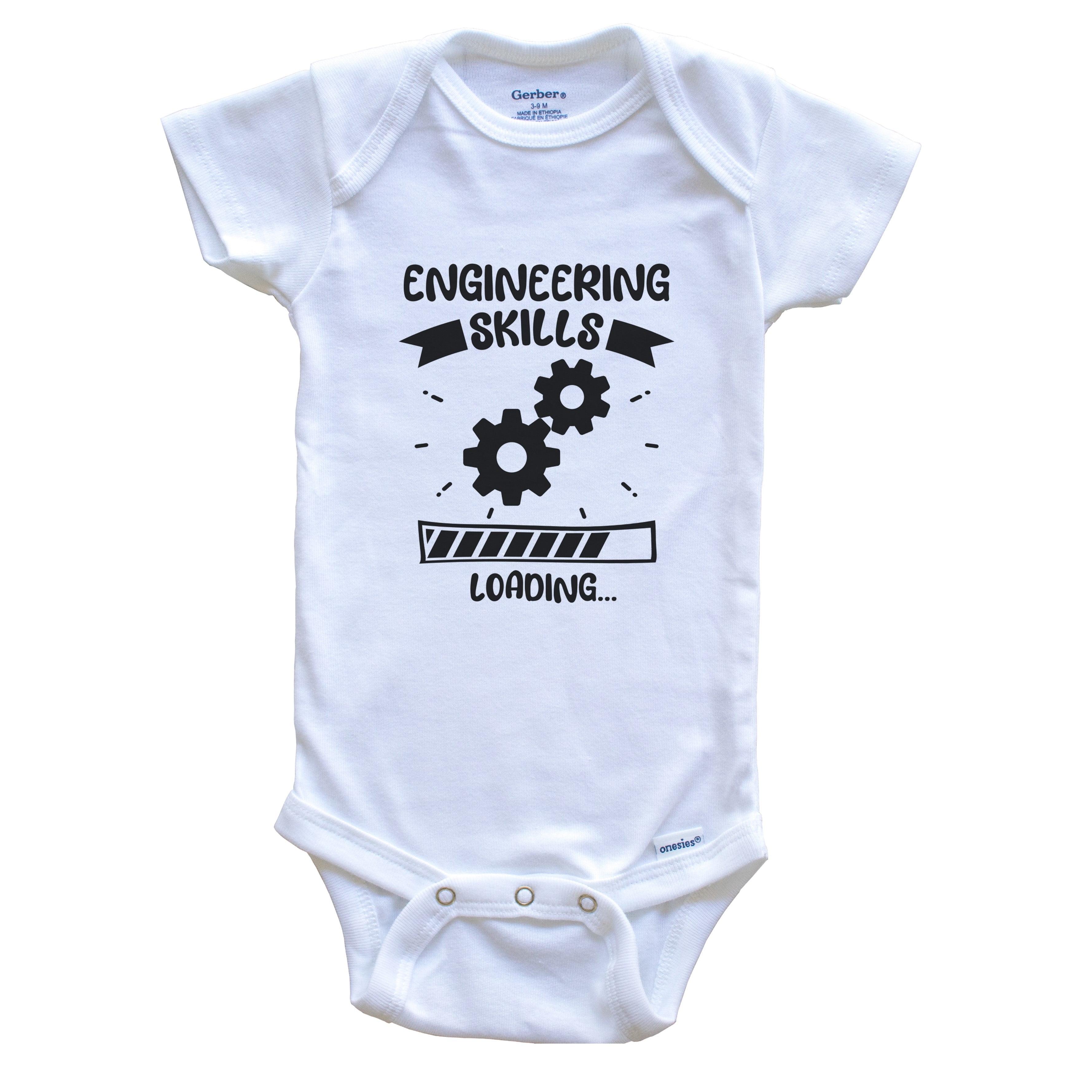 Engineering Skills Loading Funny Engineering Baby Bodysuit, 6-9 months ...