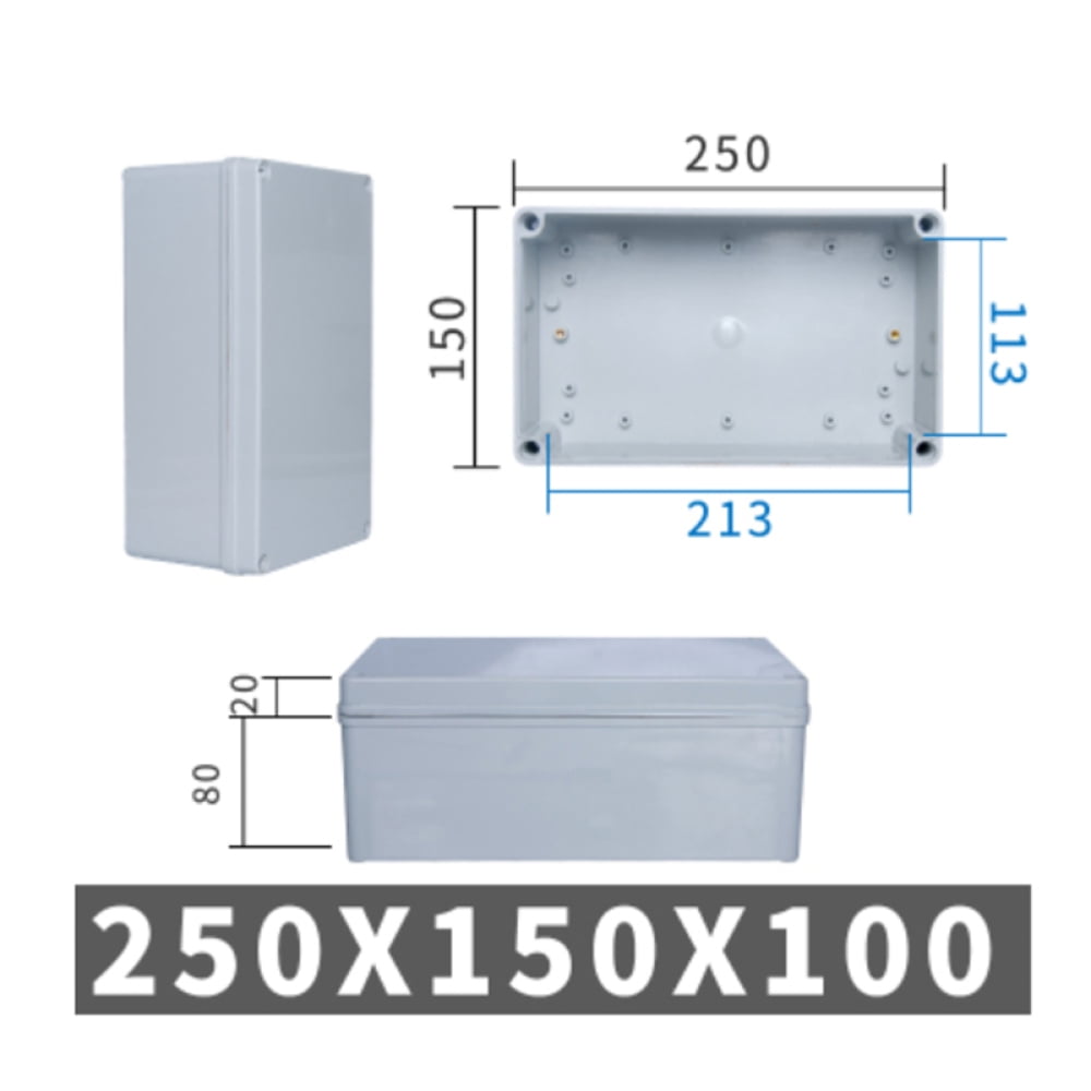 Engineering Wiring Waterproof Tank ABS Plastic Shell Instrument Box ...