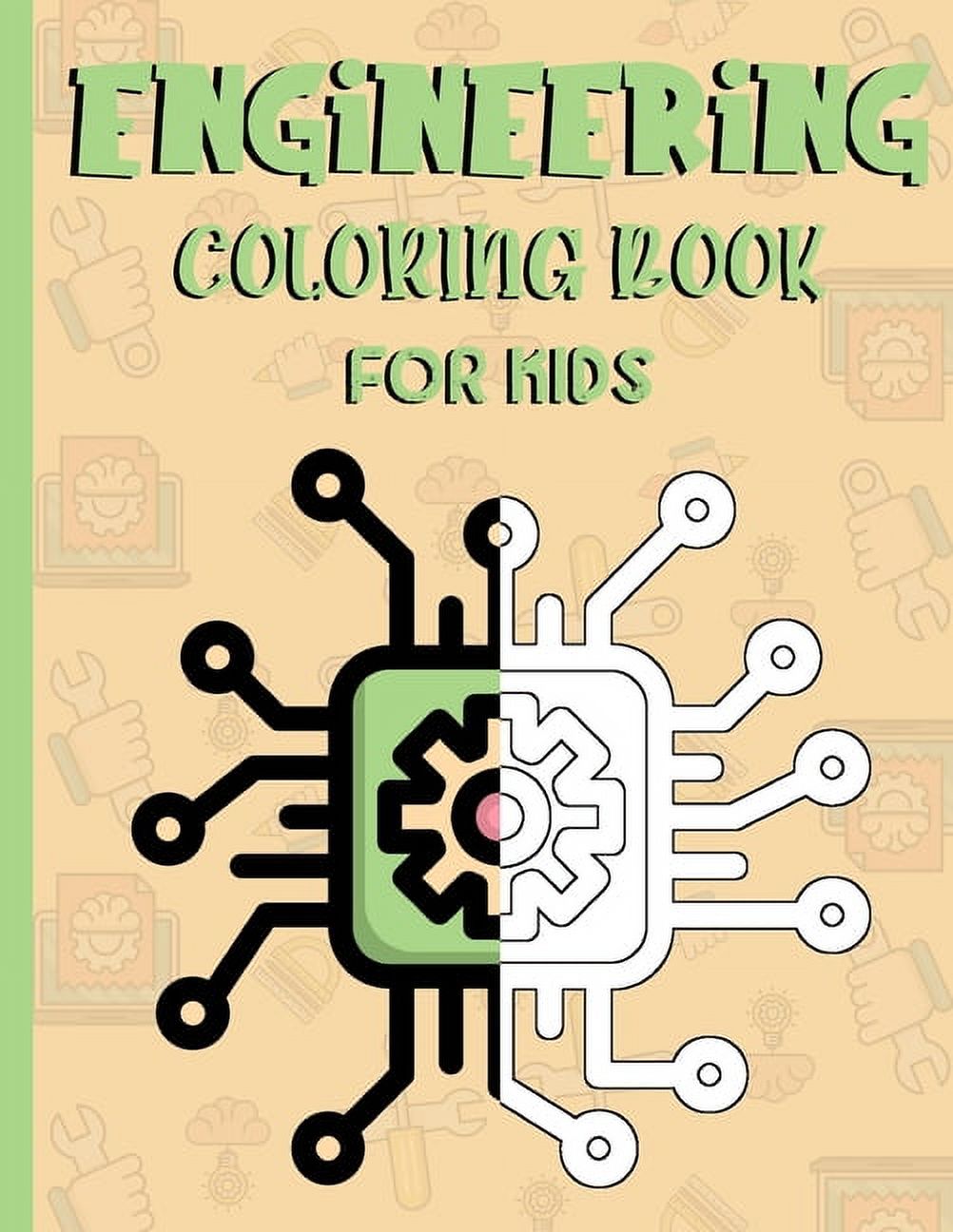 Engineering coloring book for kids: A great engineering gift idea for ...