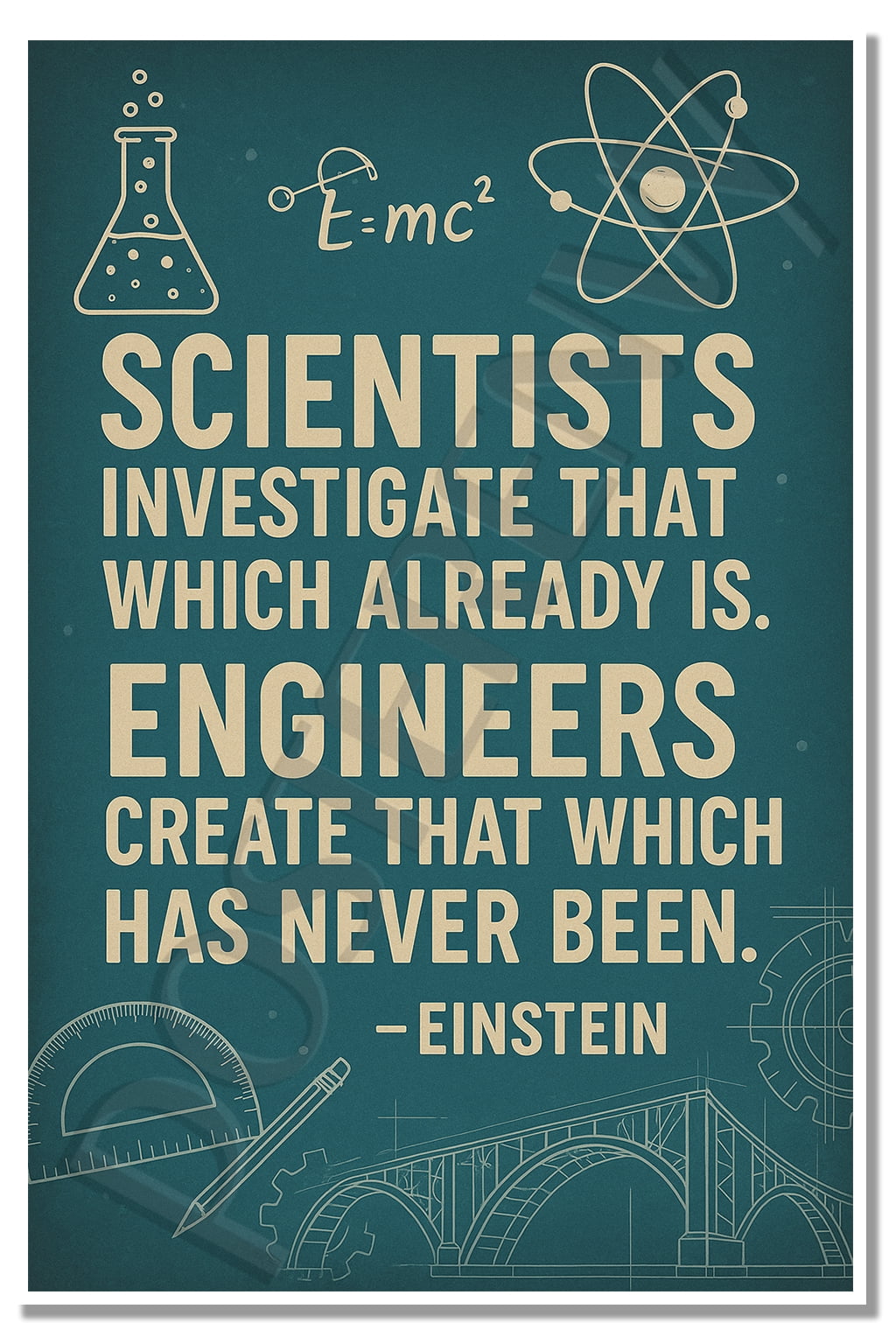 Engineers Create That Which Has Never Been – Einstein – Classroom ...