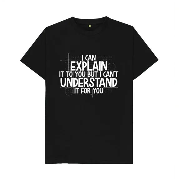 Engineers Motto Tee with Clever Technical Humor Retro Design, for men ...