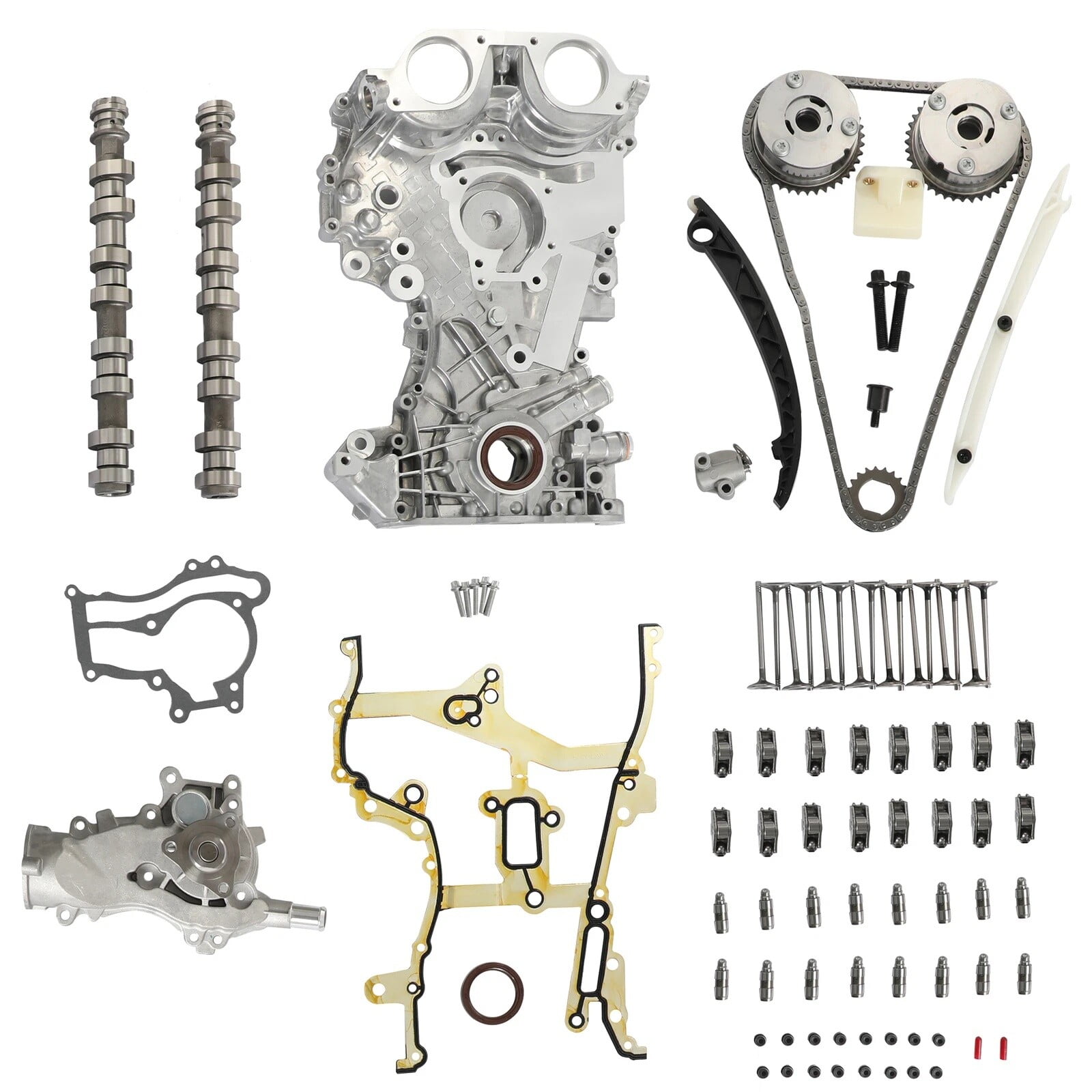 Engines Rebuild Kit Camshaft Timing Chain Valve Lifters Rocker Arm For ...