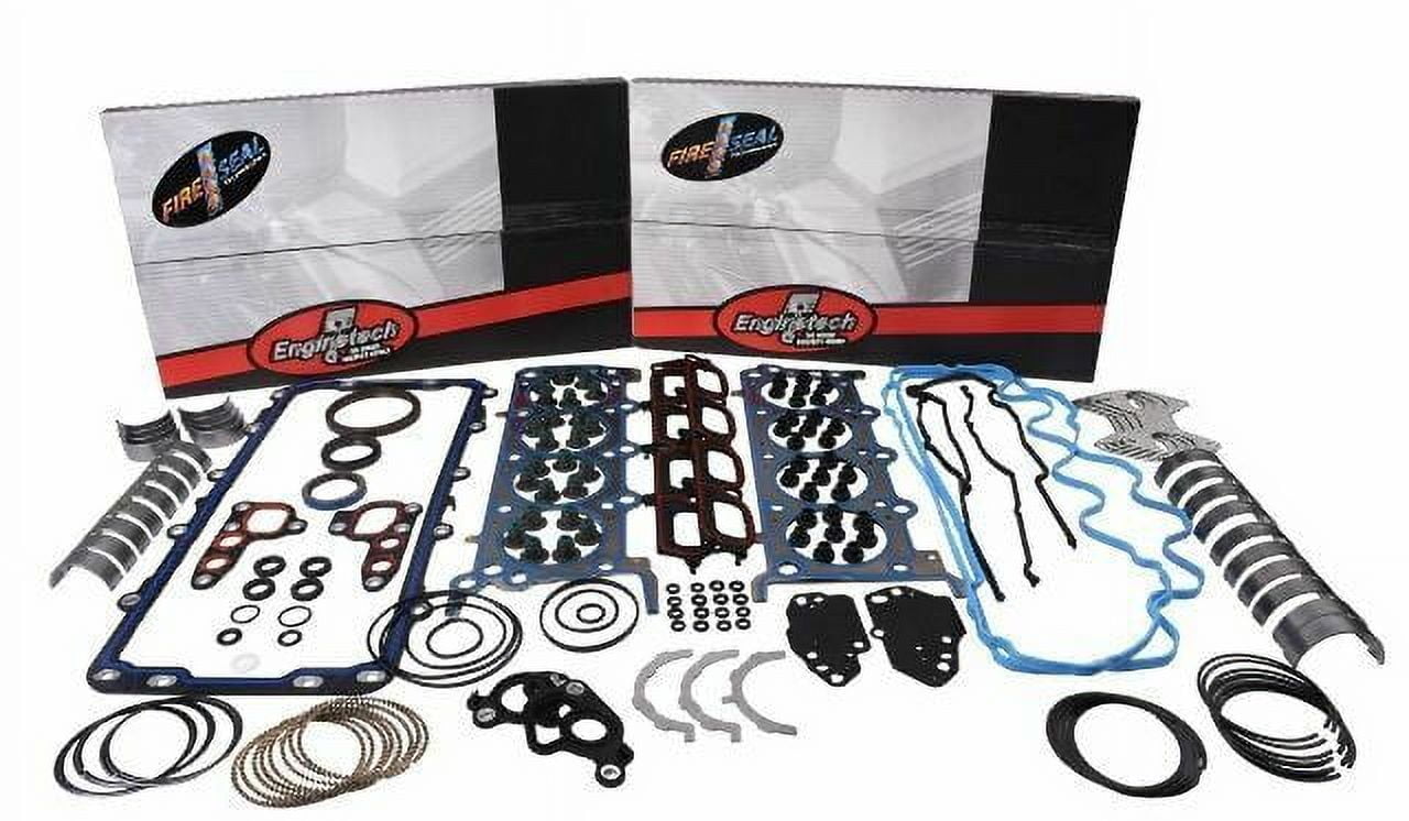 Enginetech RMC350A Engine Re-Ring Kit for 67-85 GM/Chevy 5.7L/350 Small ...