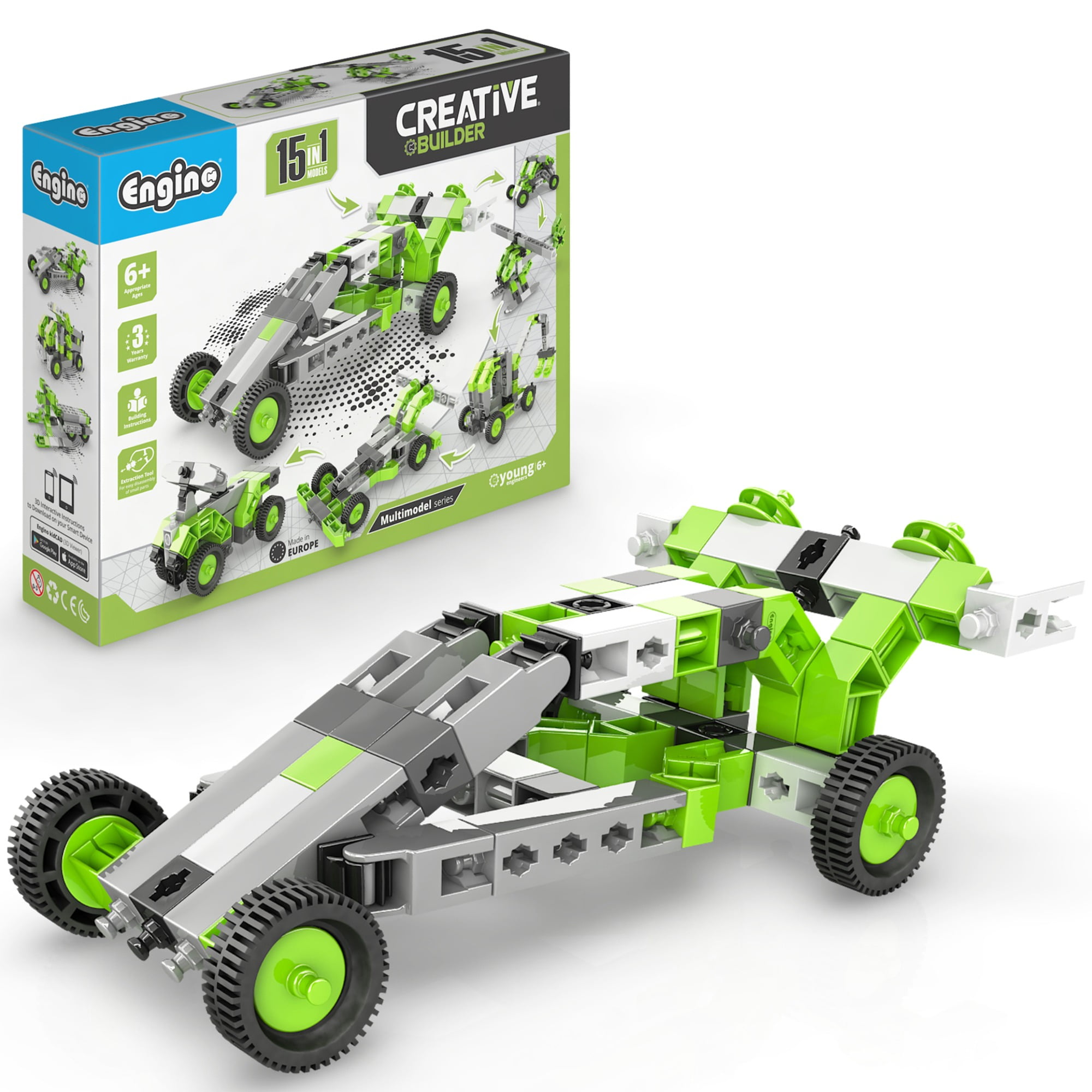 Engino: Creative Builder - 15-In-1 Multimodel Series, Toy Vehicles ...