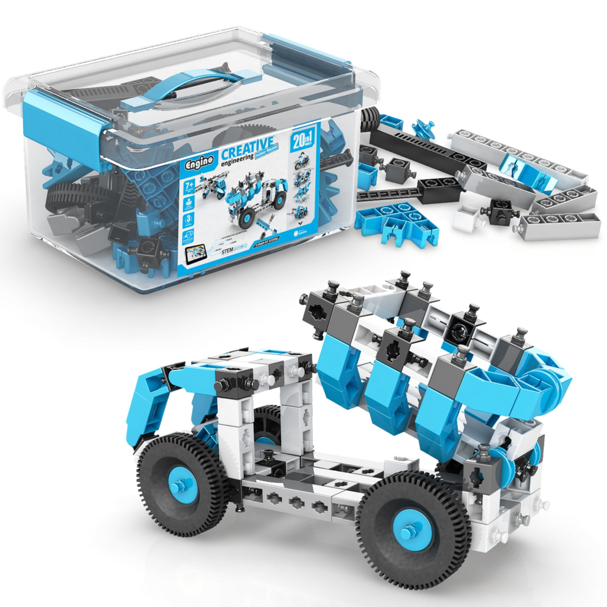 Engino: Creative Engineering - Maker Master 20-In-1 Multimodel Brick ...