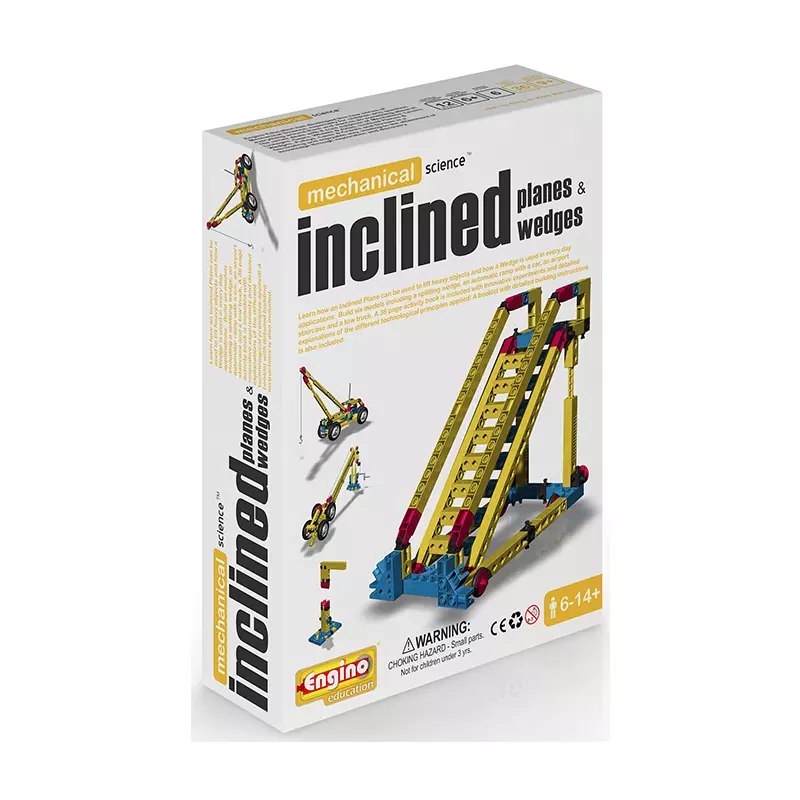 Engino Education Mechanical Science Inclined Planes & Wedges 6 Building Models - Walmart.com