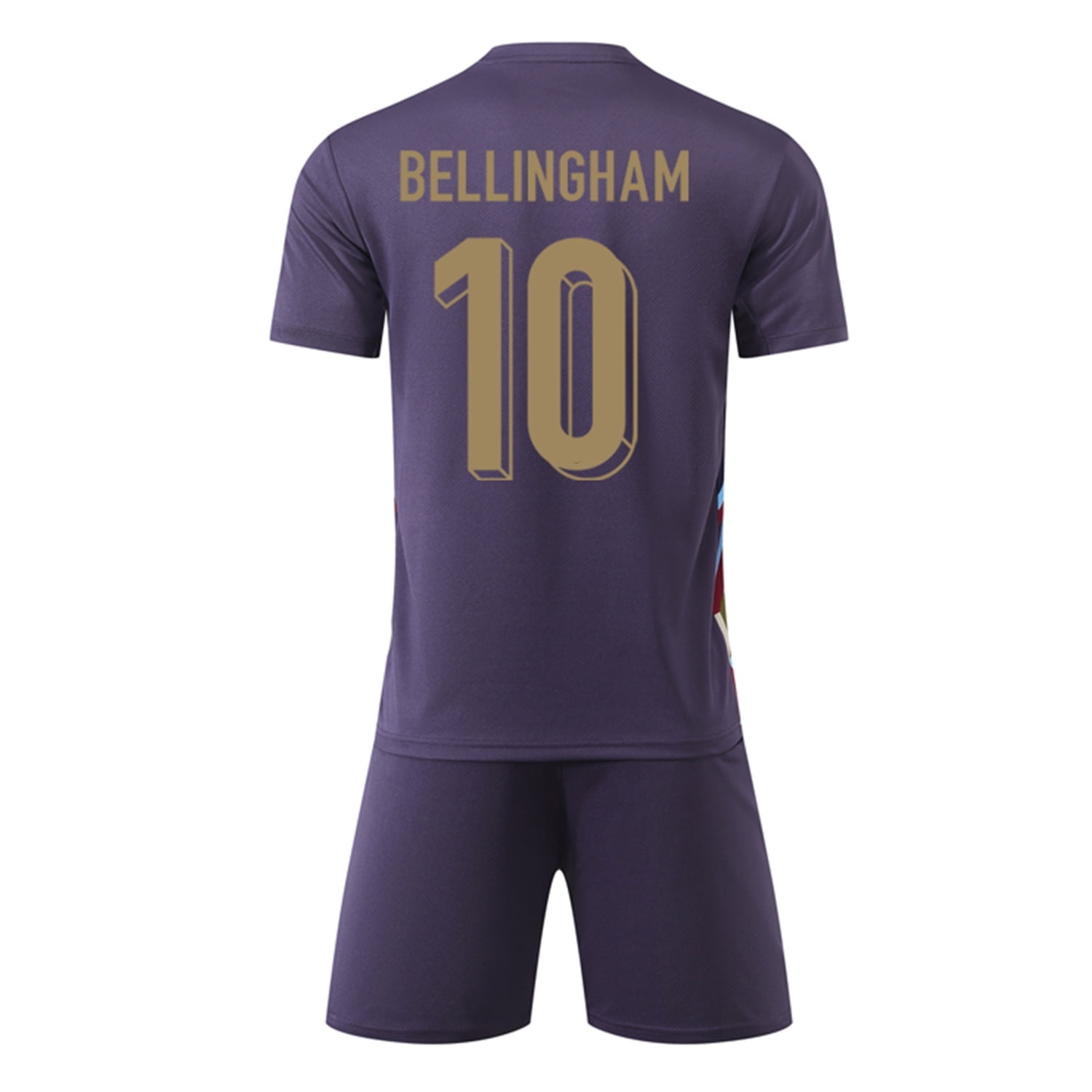 England Away Stadium Shirt 2024 with Bellingham 10 printing - Walmart.com