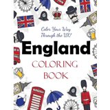 England Coloring Book: Color Your Way Through the UK!, (Paperback ...
