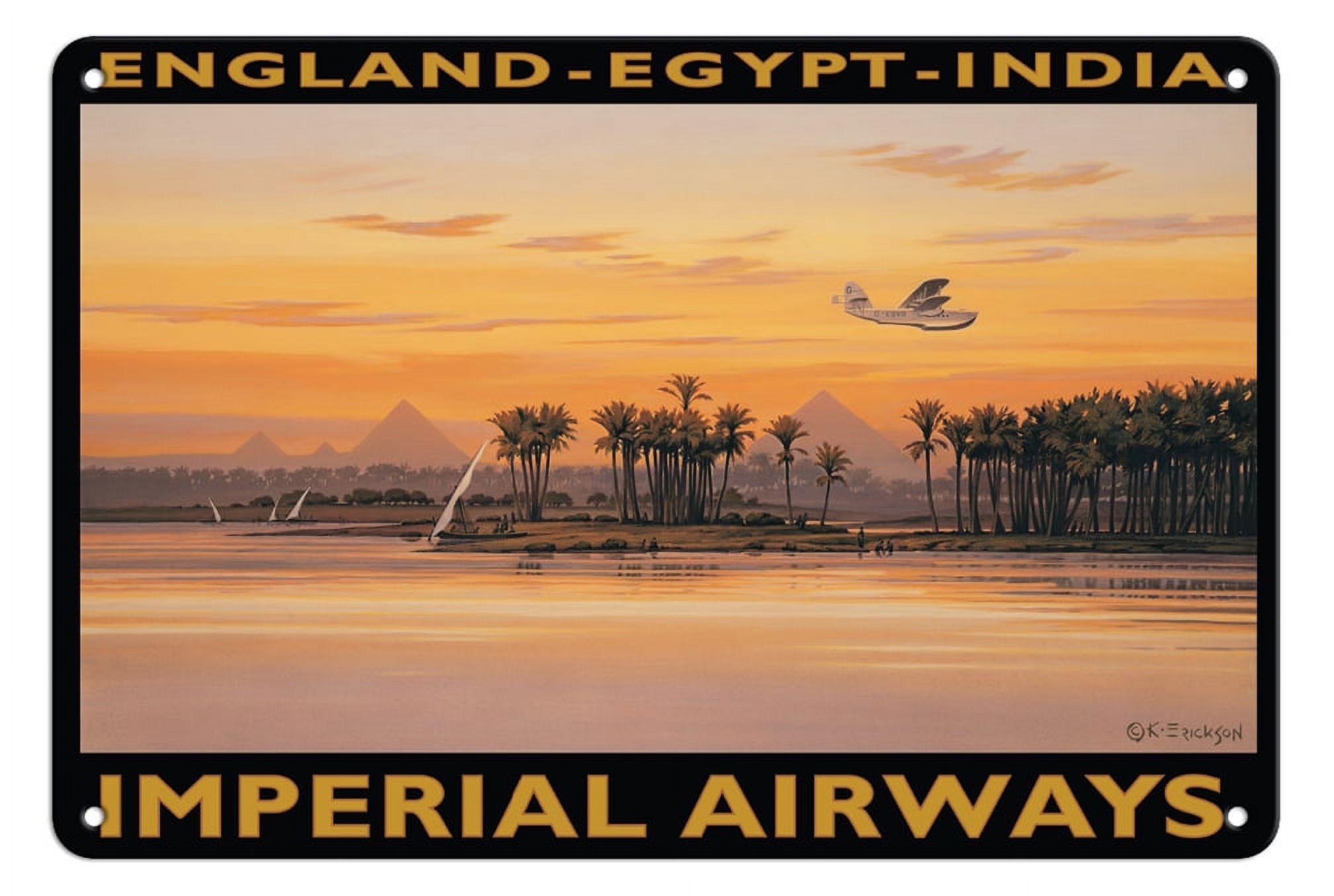 England - Egypt - India - Imperial Airways - Vintage Airline Travel ...