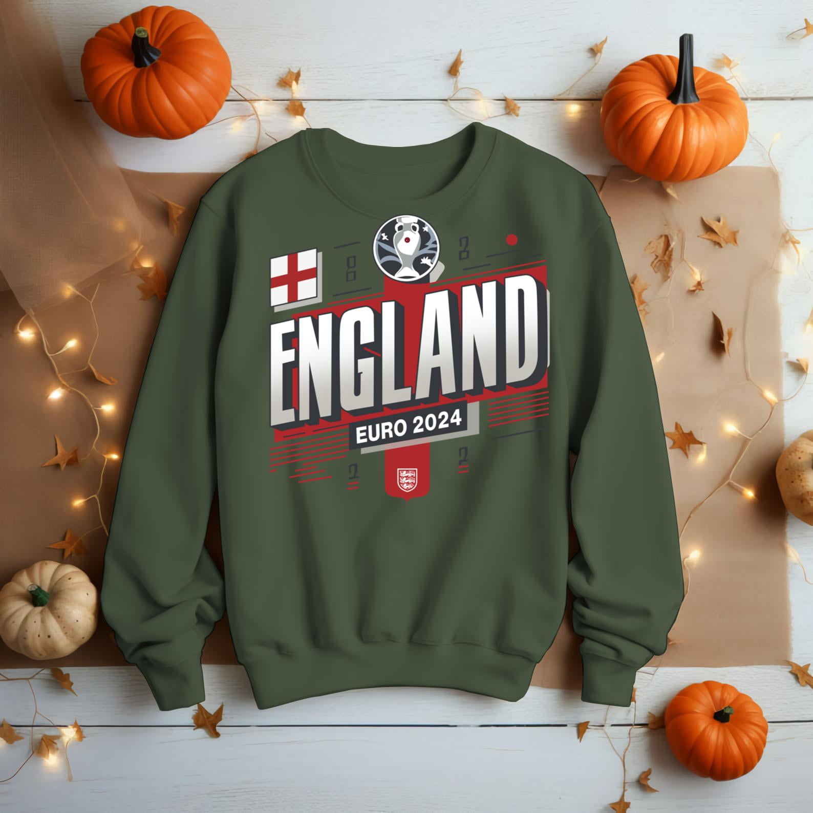 England Euro 2024 shirt - England soccer fan top - Eurocup apparel ...