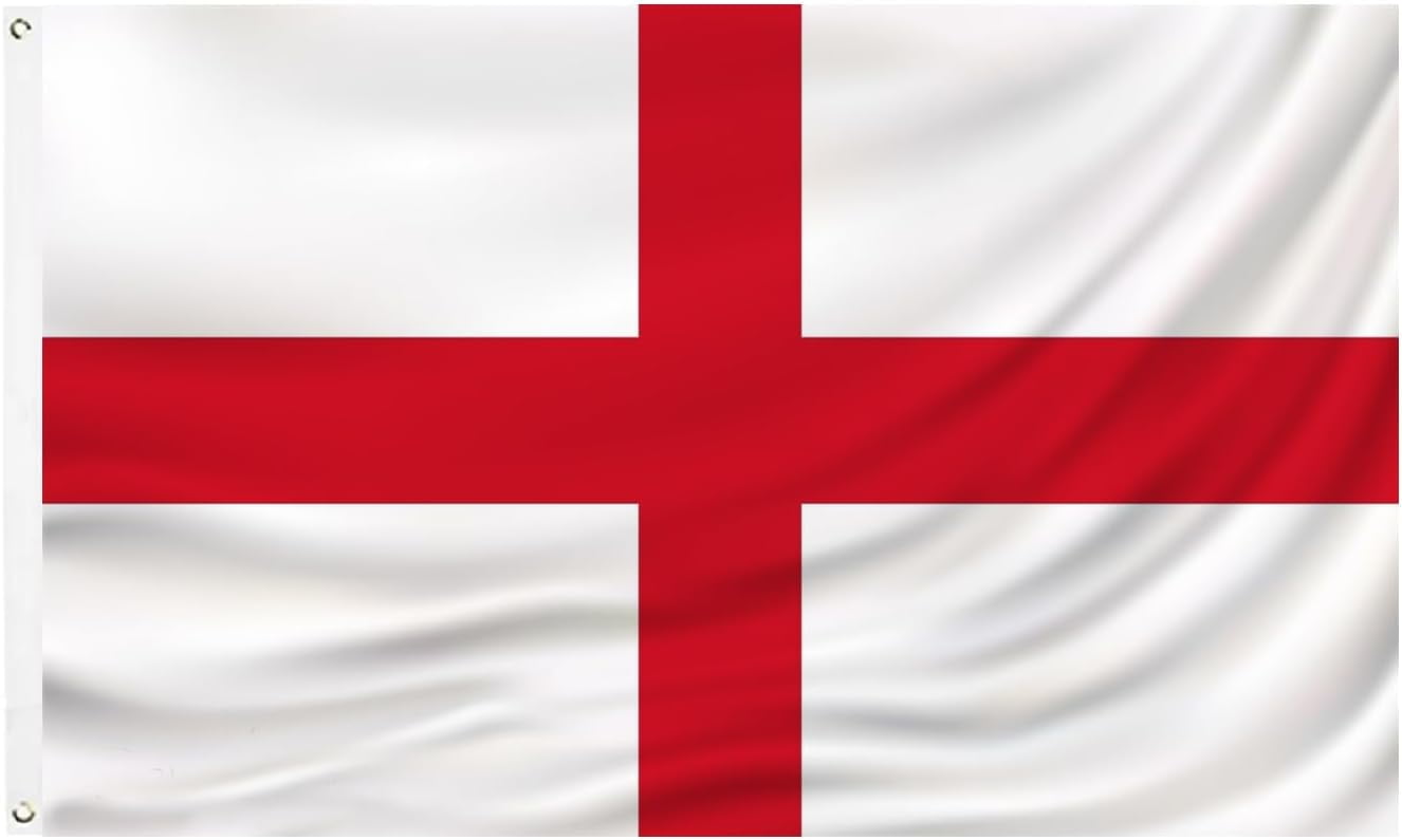 England Flag 2x3 FT-English Flag St George's Cross Flag Polyester ...