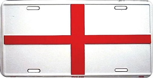 England Flag License Plate - Walmart.com