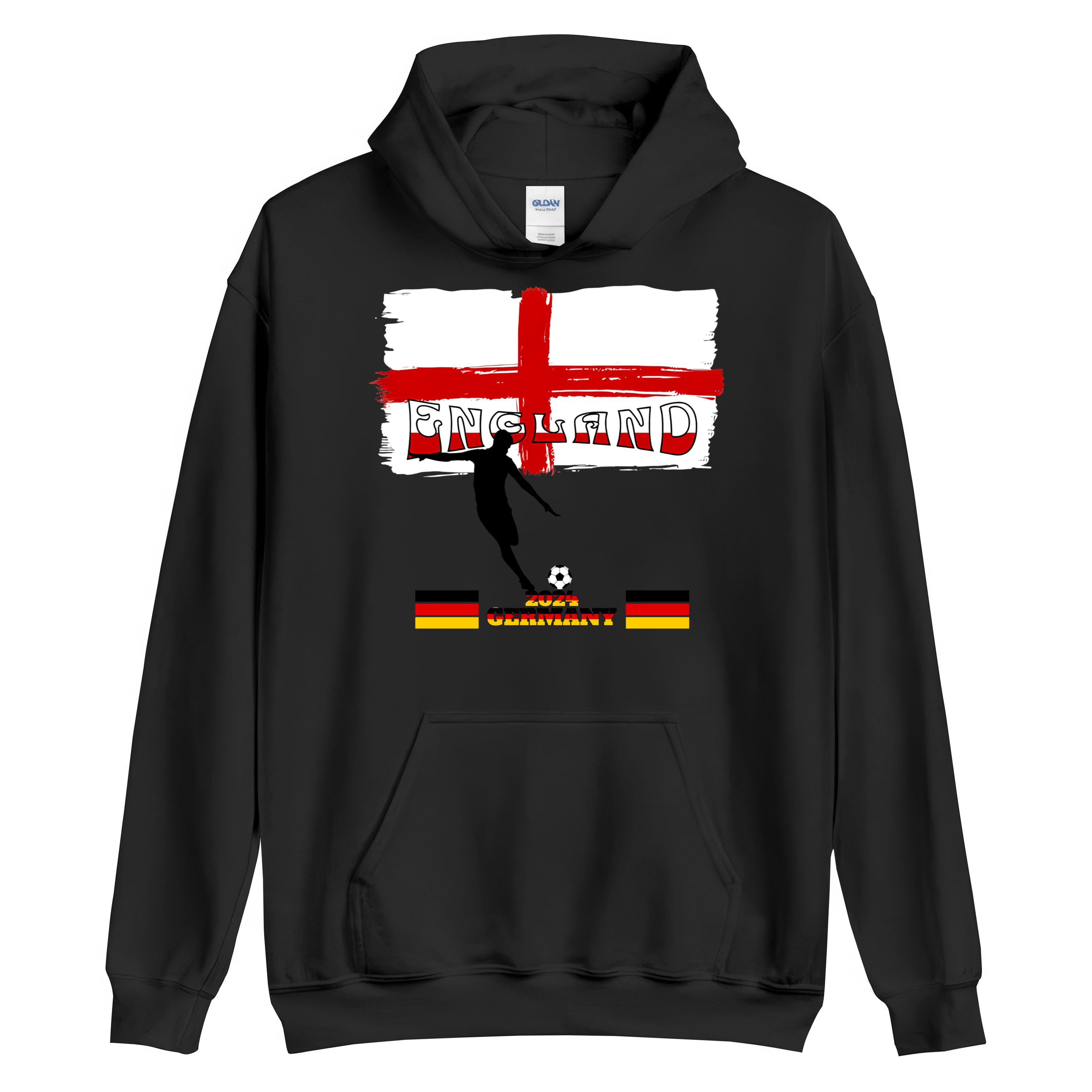 England Flag Soccer Fan Shirt, Germany 2024 Football Cup Tee-TH51729 ...