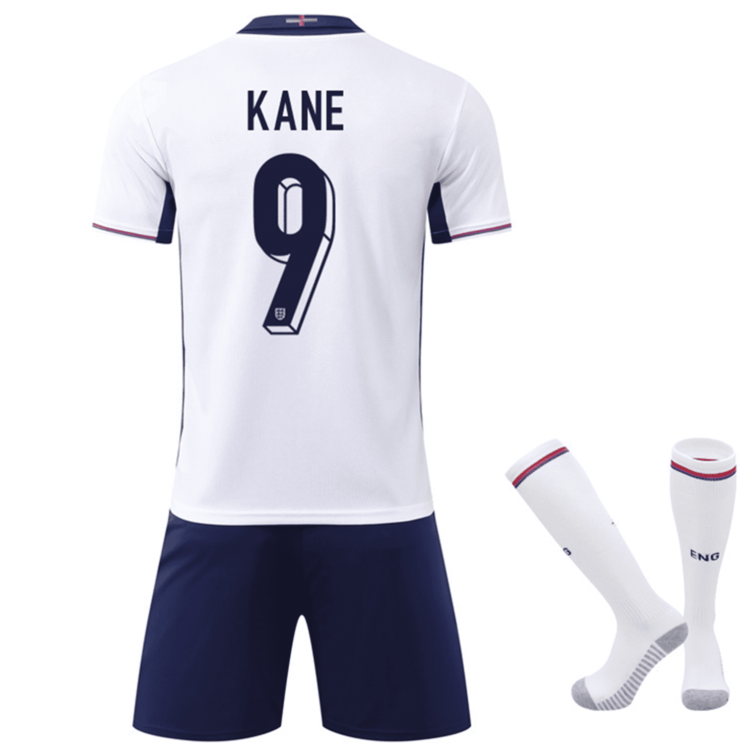 England Home UEFA Euro Cup 2024 #9 Kane Soccer Jersey - Walmart.com