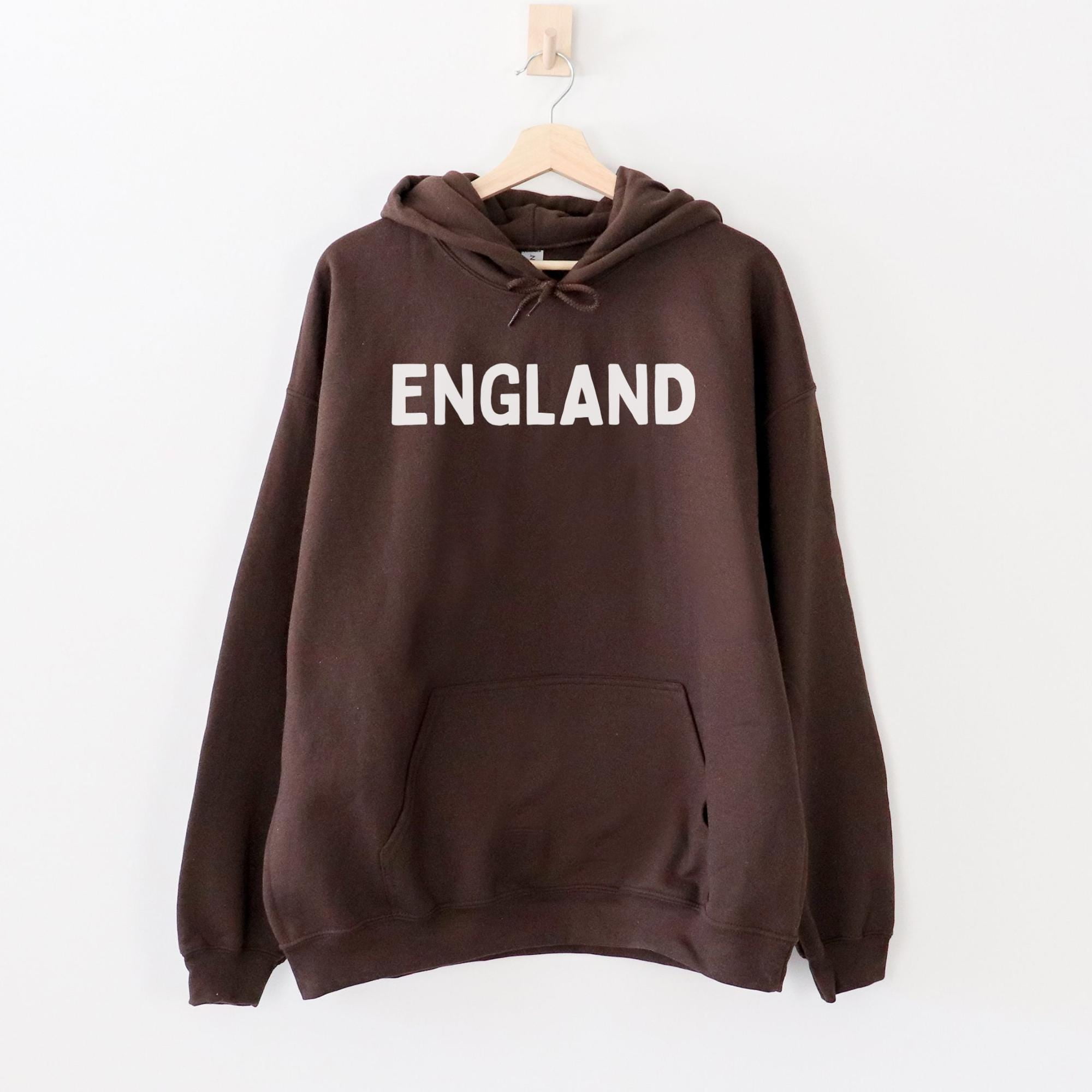 England Hooded T-Shirt London, United Kingdom Travel Pullover Gift Idea ...