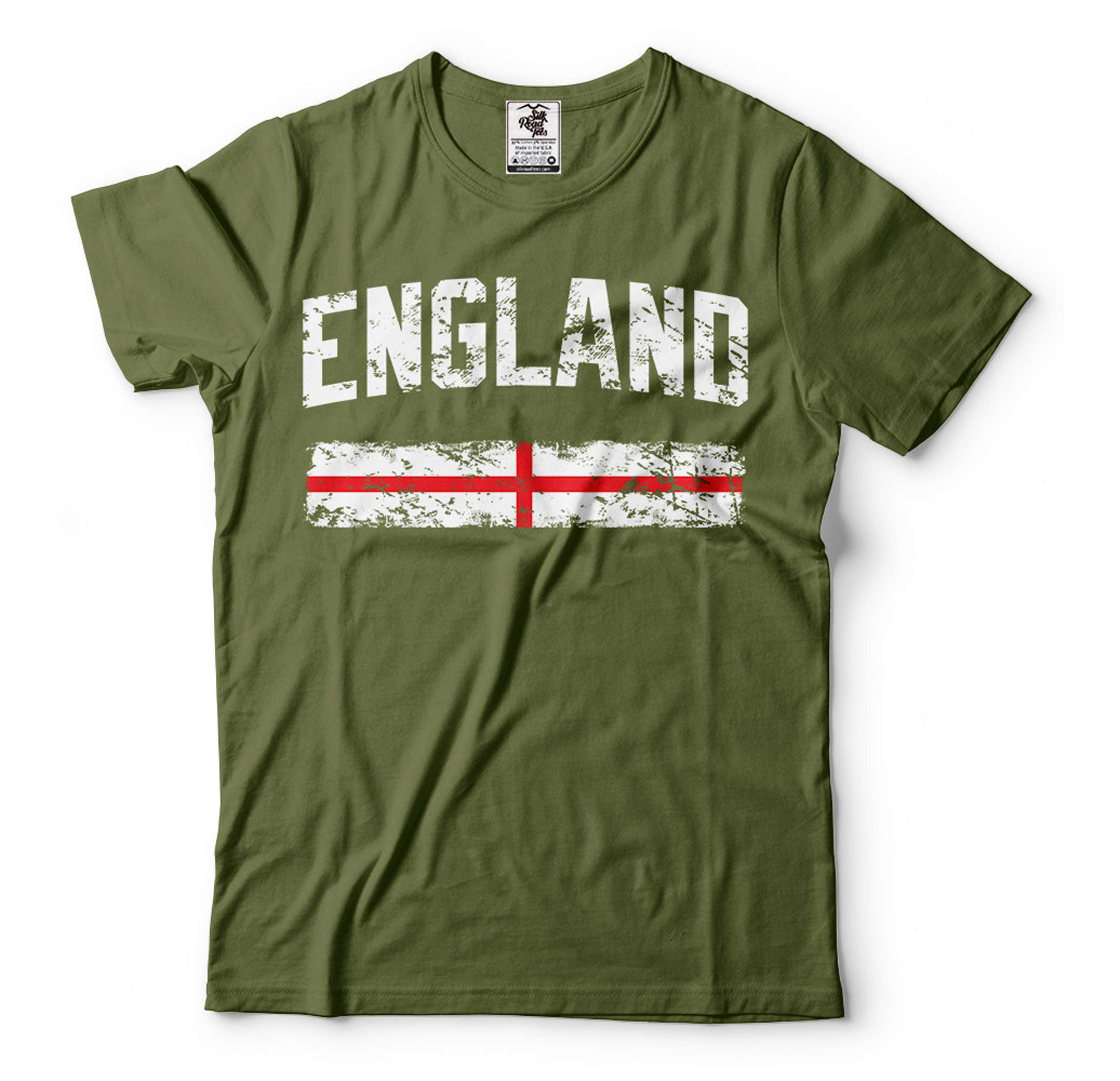 England Patriotic Flag Shirt England Flag Tee Mens Womens England Shirt ...