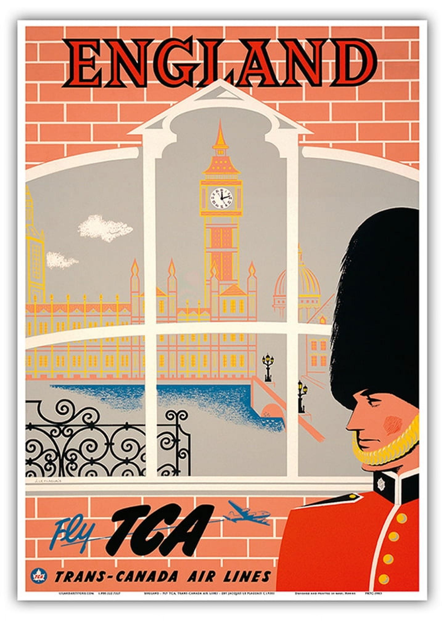 England - Queen's Guard Big Ben Parliament Building - TCA - Vintage ...
