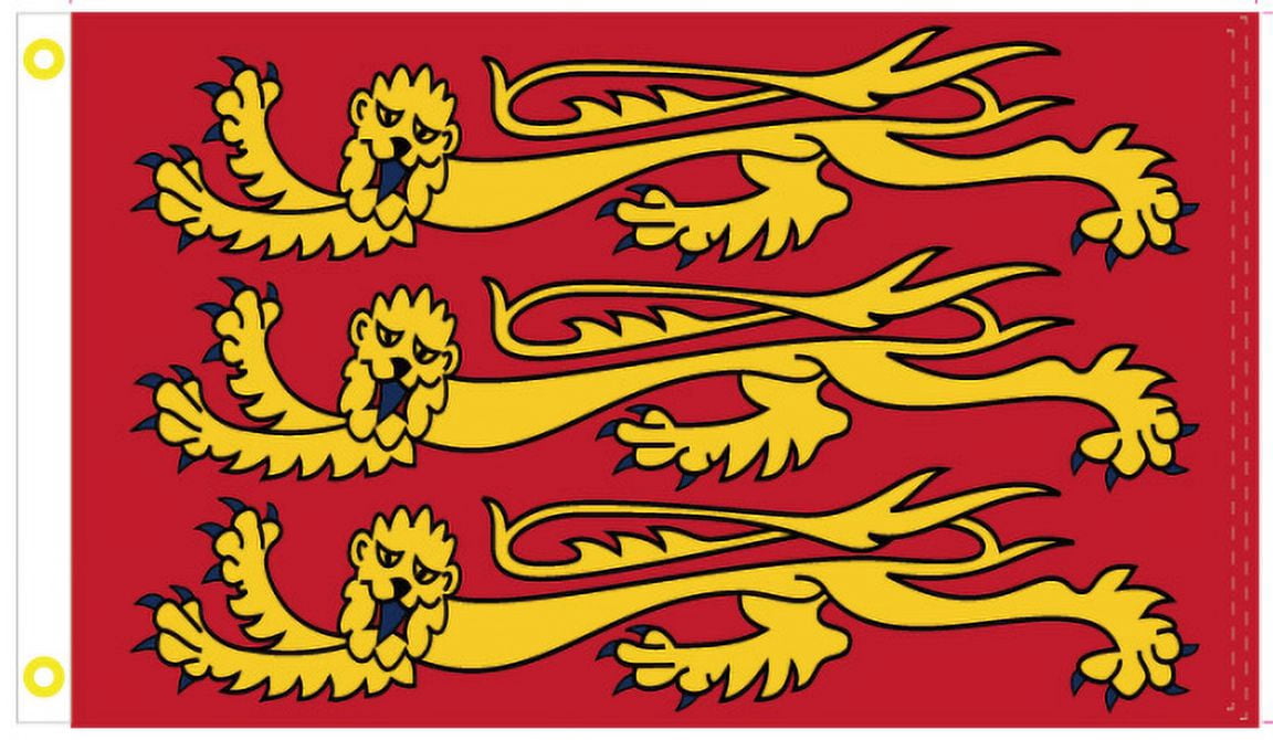 England Royal Standard 1198-1340 3'x5' Flag 100D UK United Kingdom ...