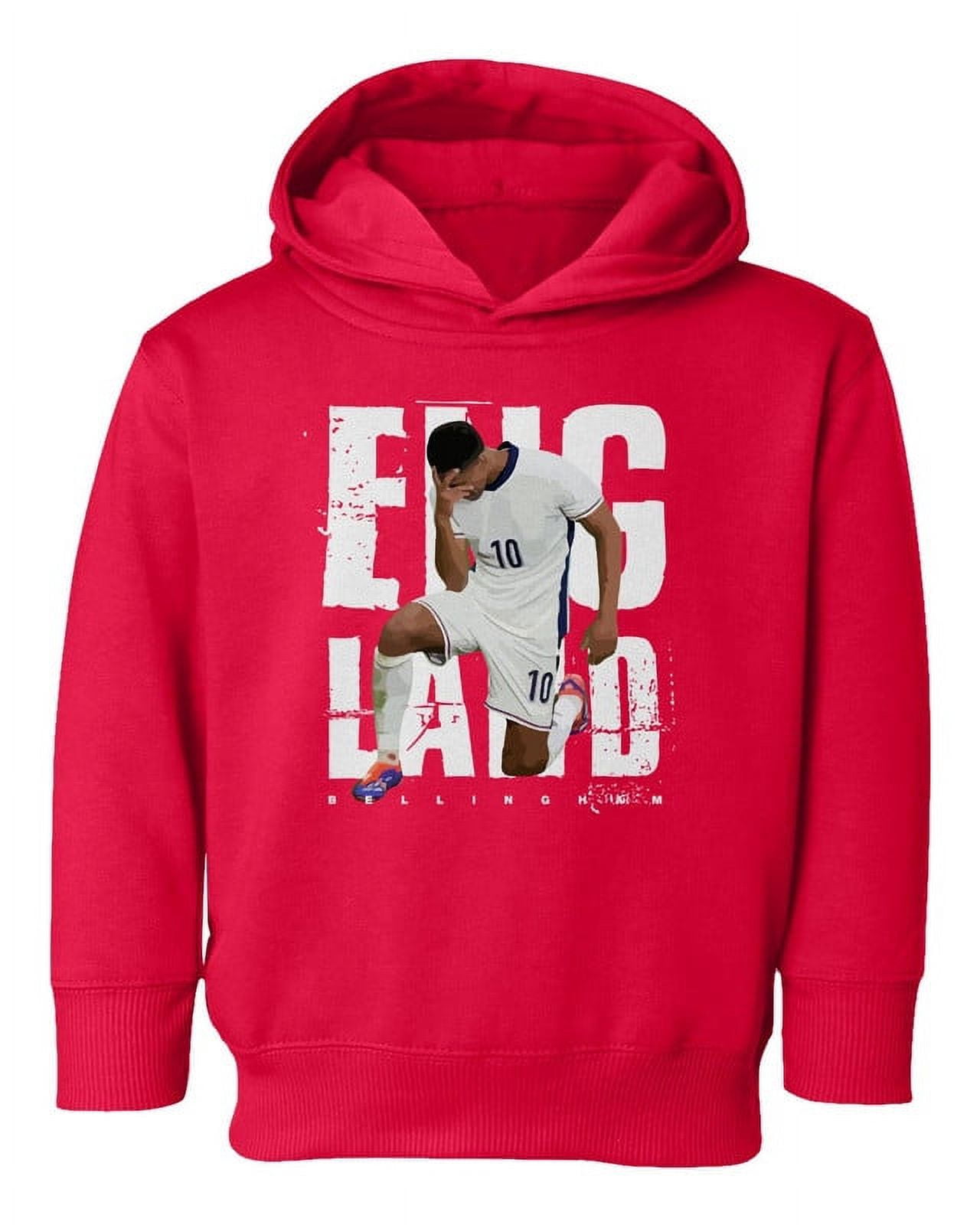 England Soccer Star Bellingham Fans Wolf Celebration Toddler Hooded ...