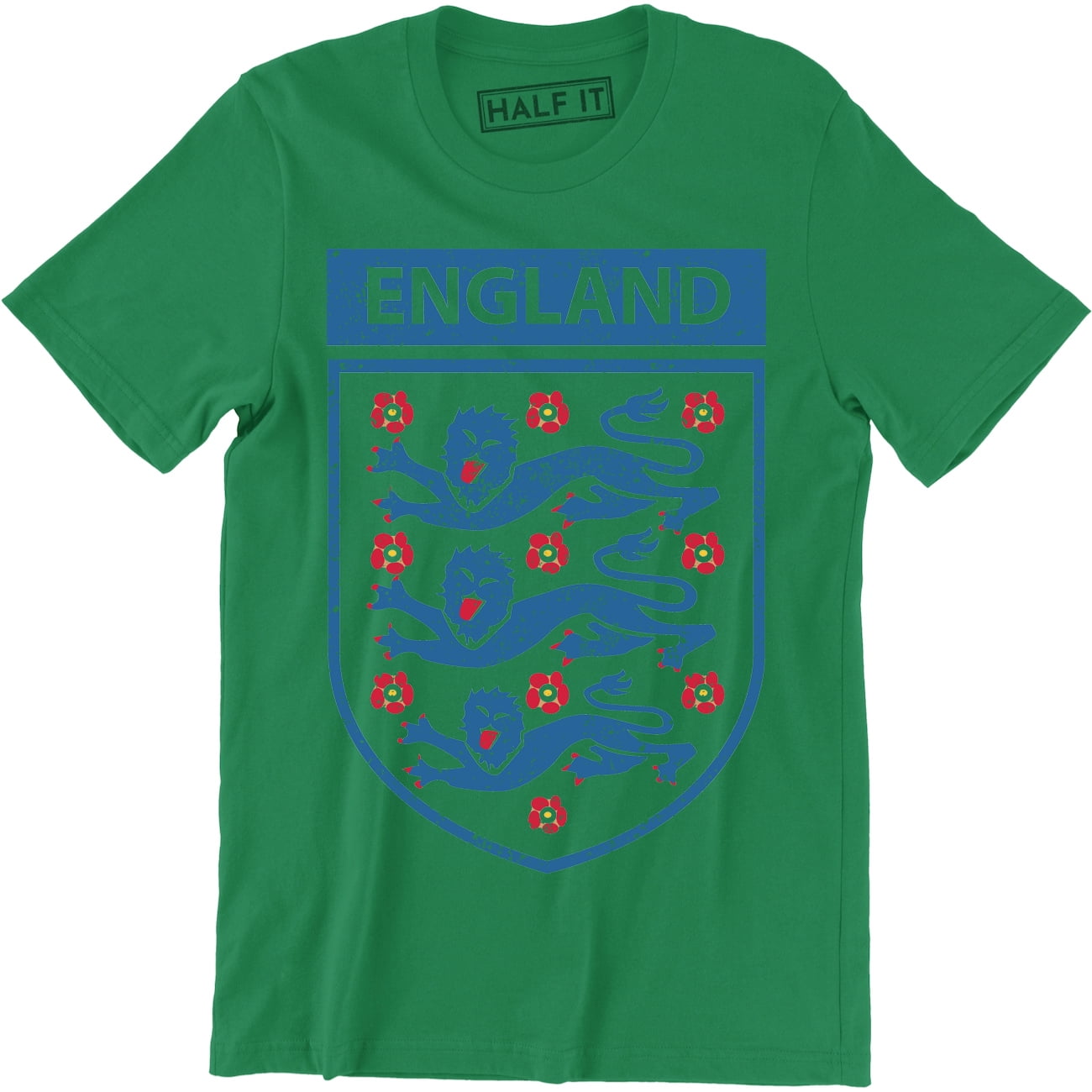 England Three Lions World Cup Team English Pride Fan Men's T-Shirt ...